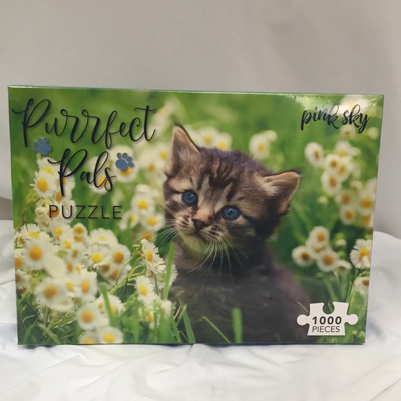 Pink Sky | Games | Purrfect Pals Jigsaw Puzzle 00 Pieces Kitten | Poshmark